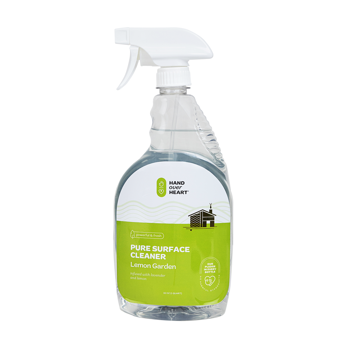 Pure Surface Cleaner 32oz 1QT Multi Purpose Spray – Hand over Heart Inc.