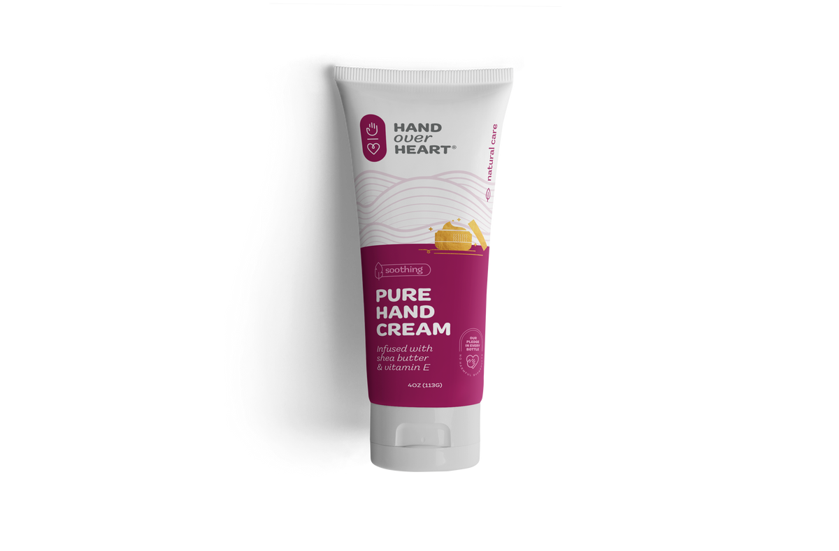 Pure Hand Cream 4oz – Hand over Heart Inc.